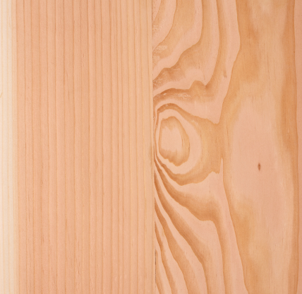 Behandlung und Veredelung von Douglasienholz